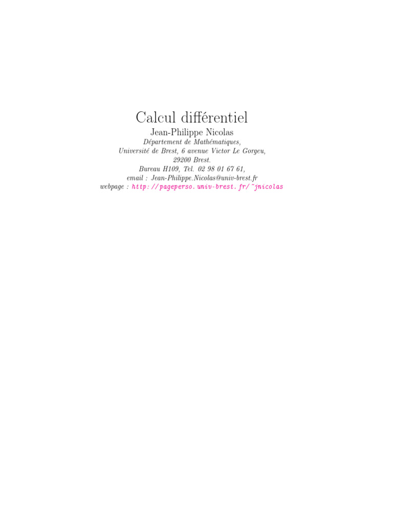 Calc Diff | PDF