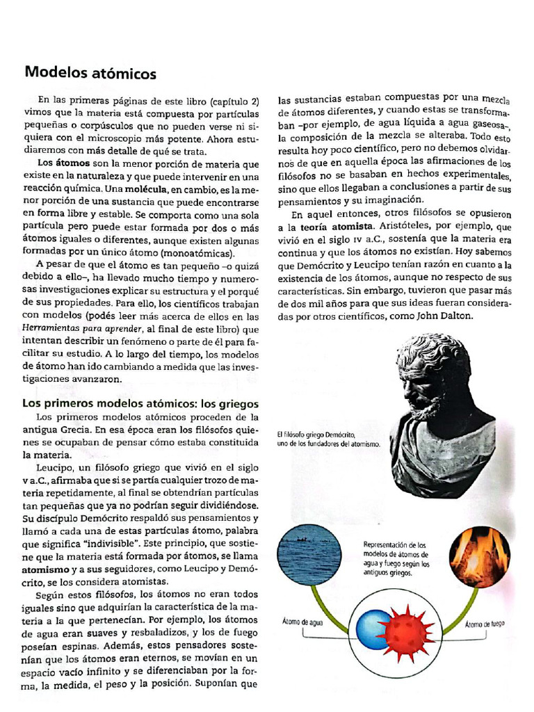 Modelos Atómicos | PDF