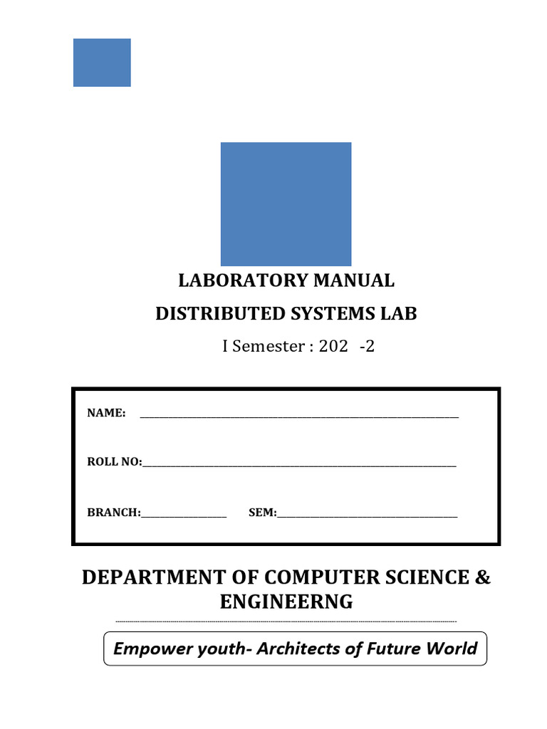 DIS Lab Manual 2023-24 | PDF