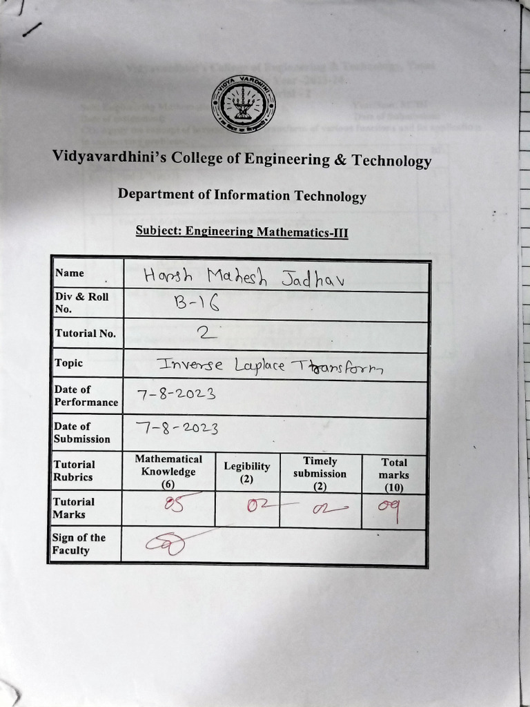 Maths Tutorial No 2 | PDF