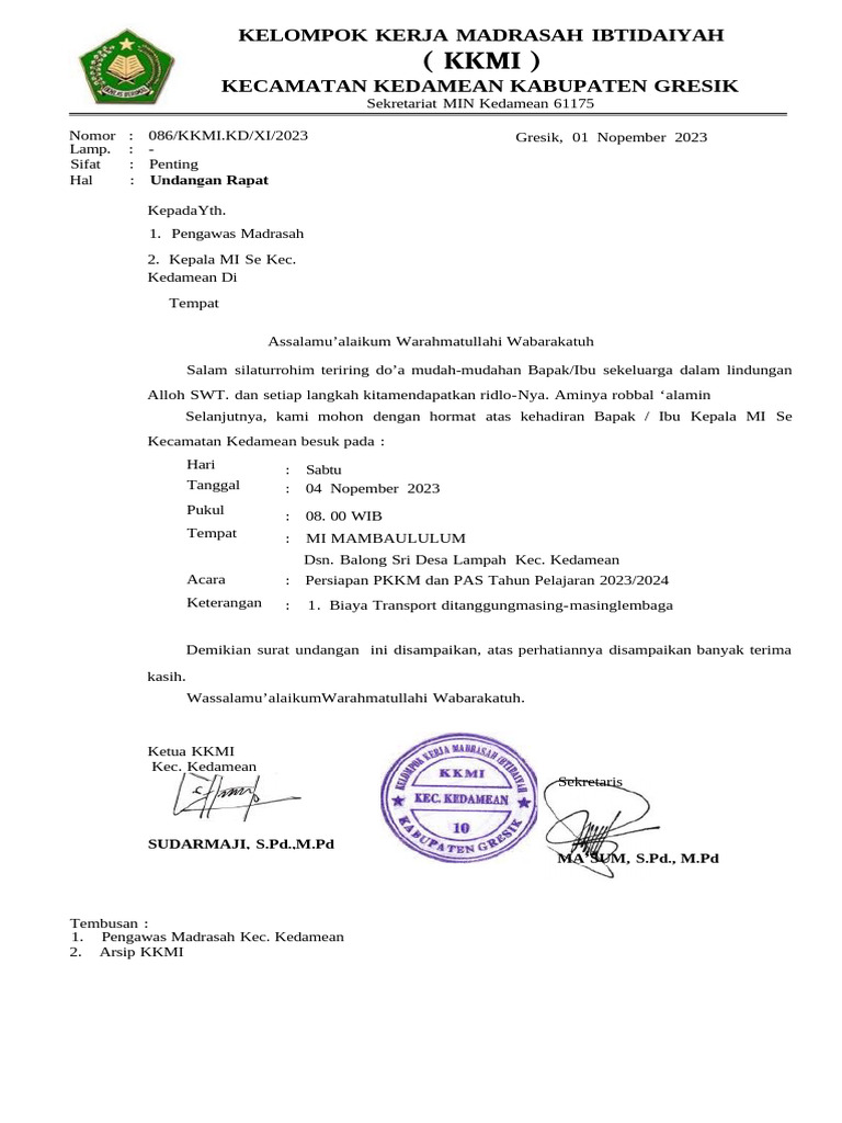 Undangan Kepala 04-11 - 2023 | PDF