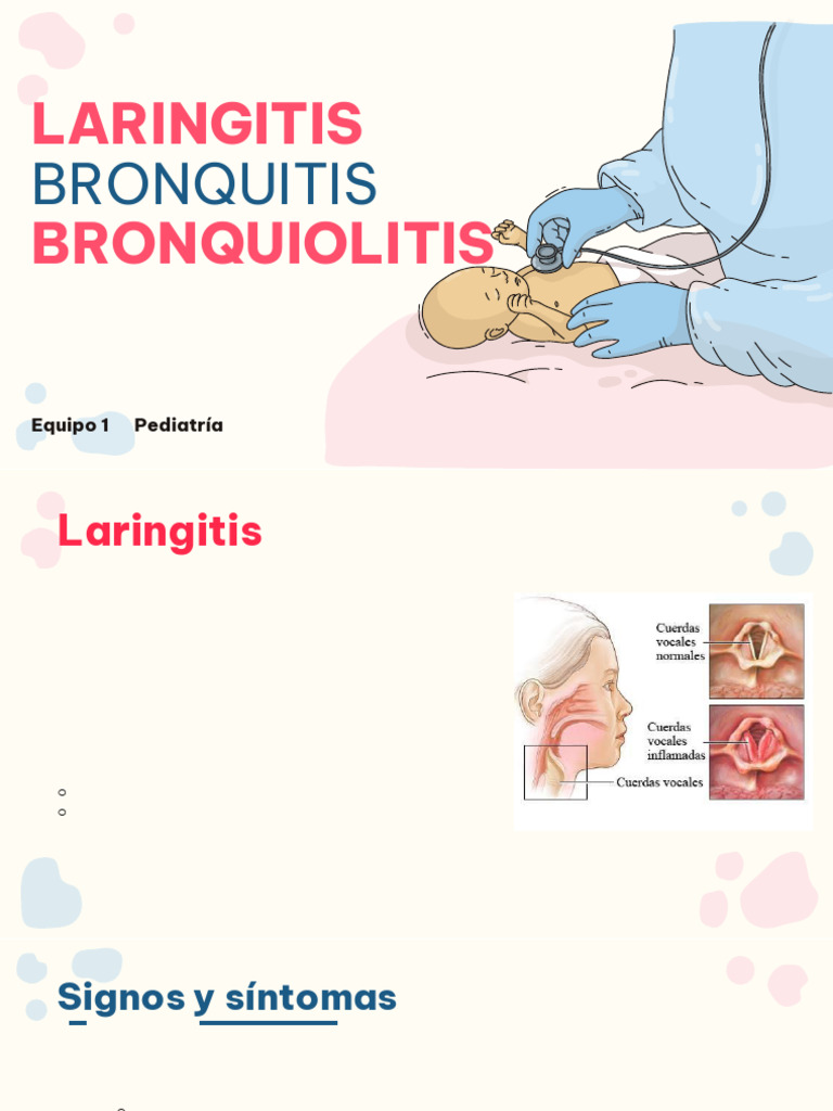 Bronquitis Bronquiolitis Laringitis Pdf