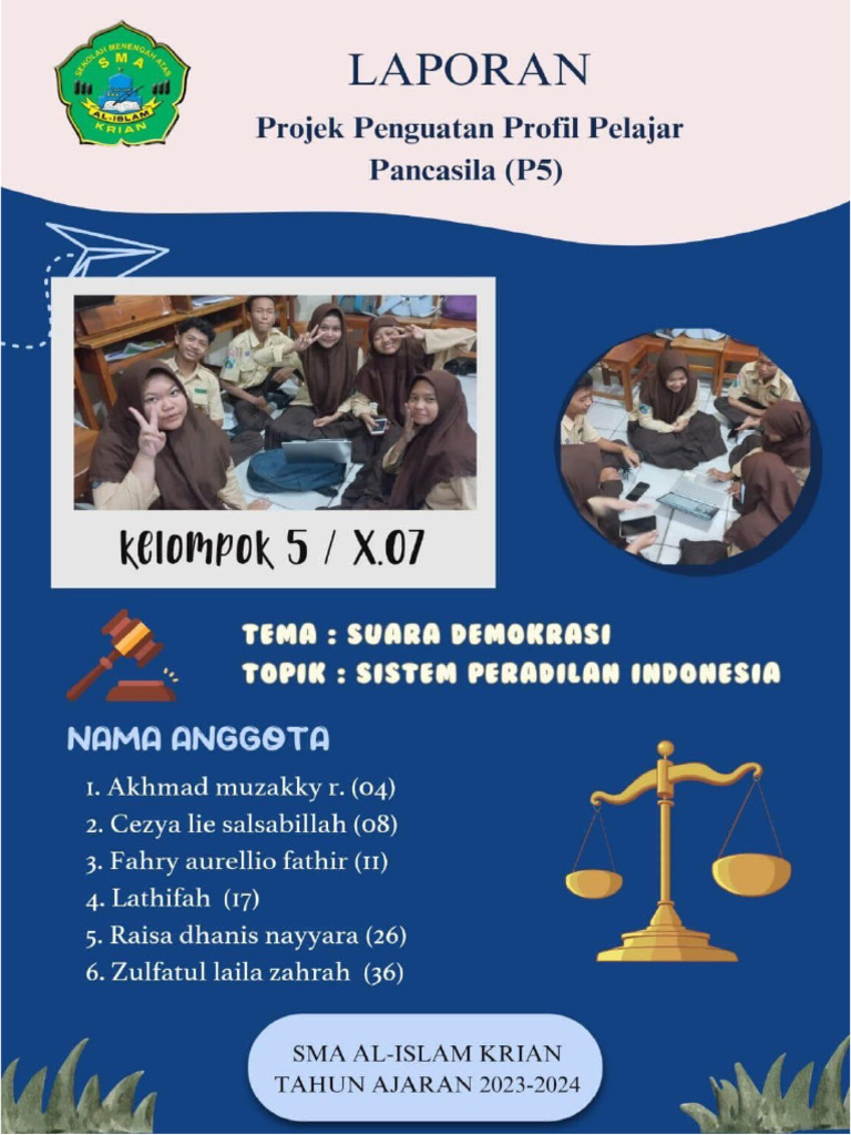 Contoh Laporan P5 | PDF