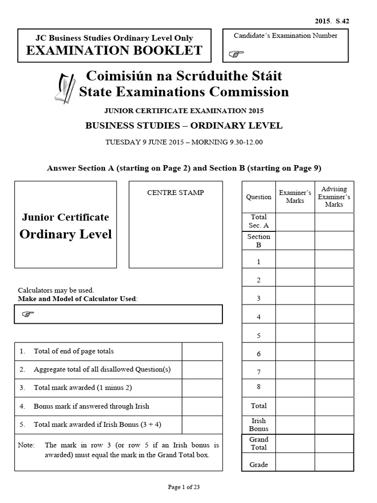 Short Questions OL 2015 | PDF