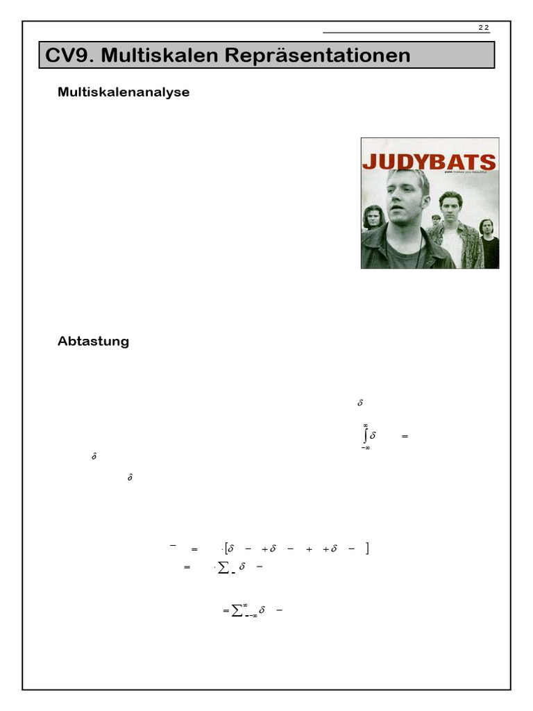 EVC-CV09-Multiskalenrepraesentationen 2022S Skriptum | PDF