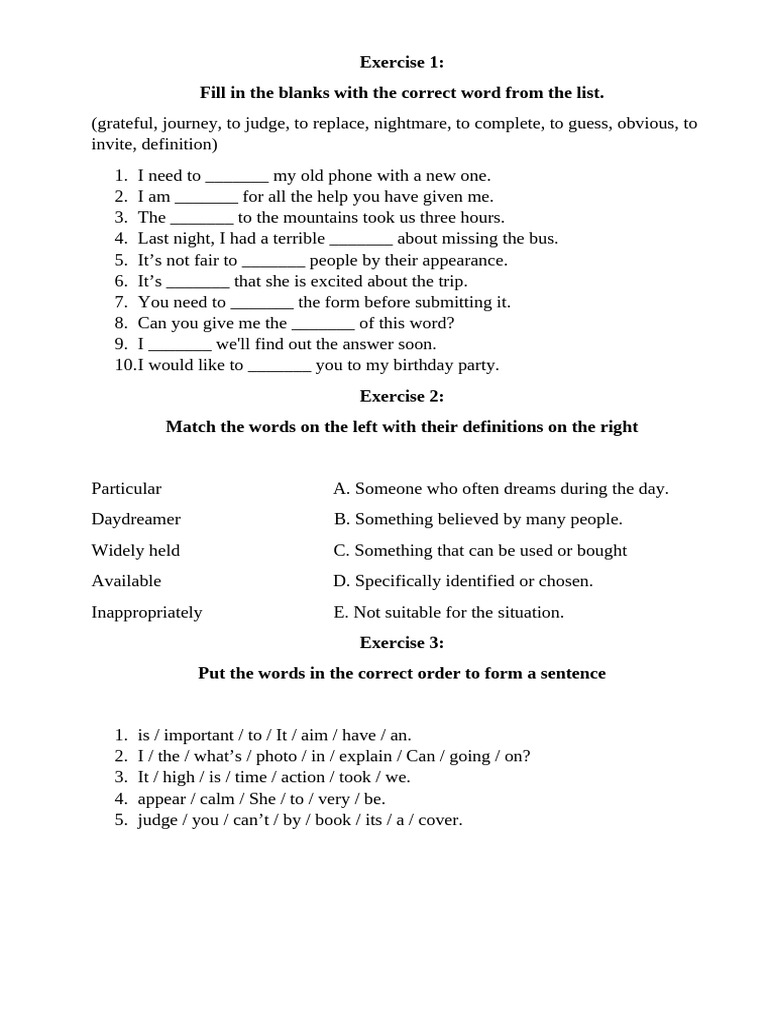 Exercise 1 | PDF