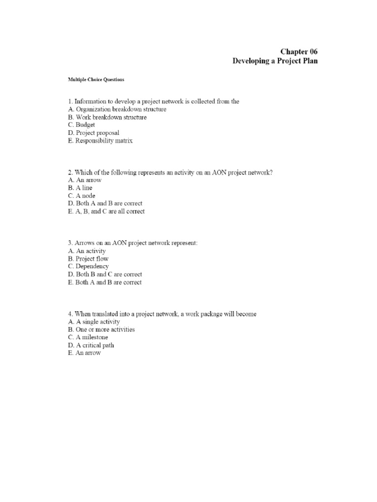 OPMG 405 Chapter 6 | PDF