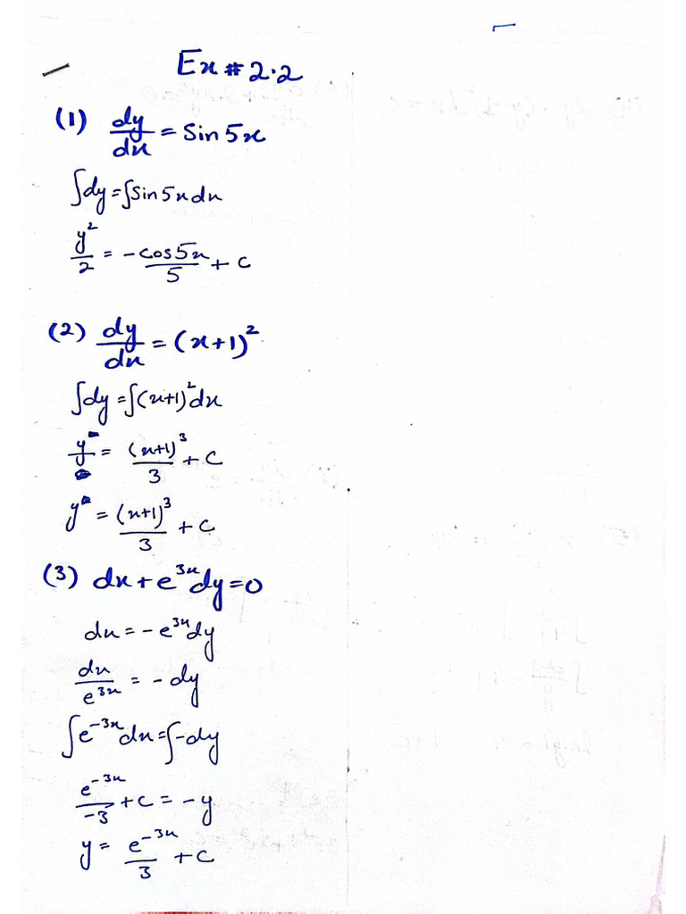Differential Equation | PDF