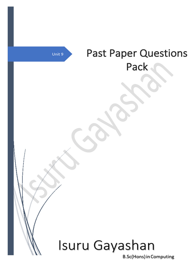 Past Paper Pack English | PDF