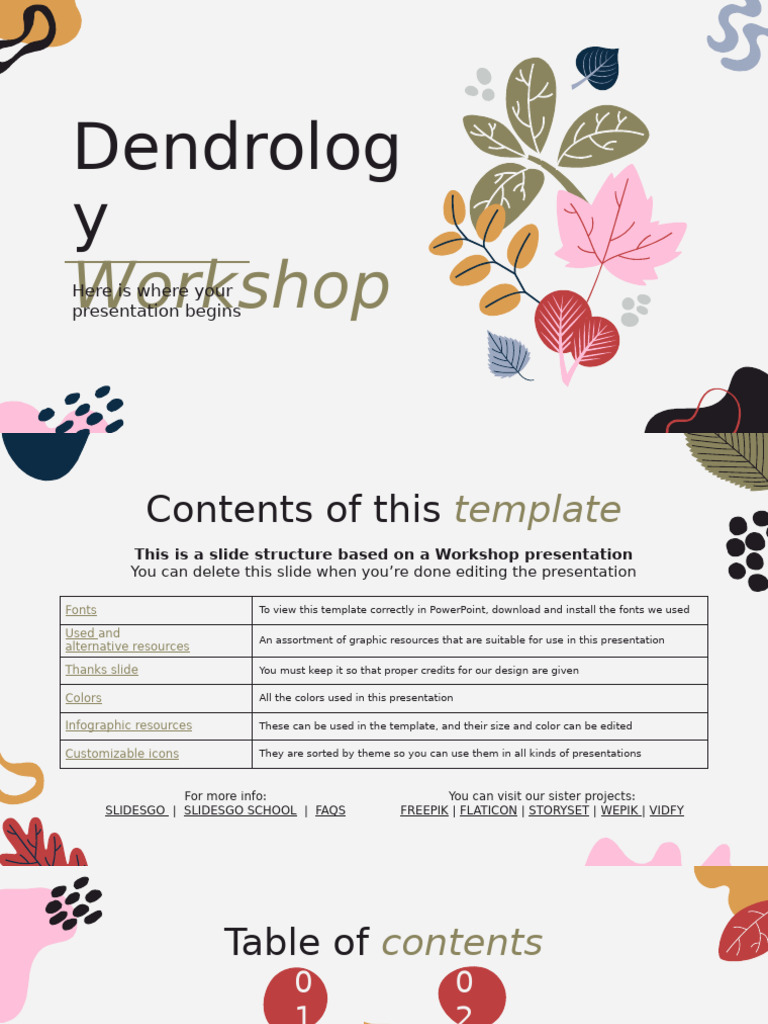 Dendrology Workshop by Slidesgo | PDF