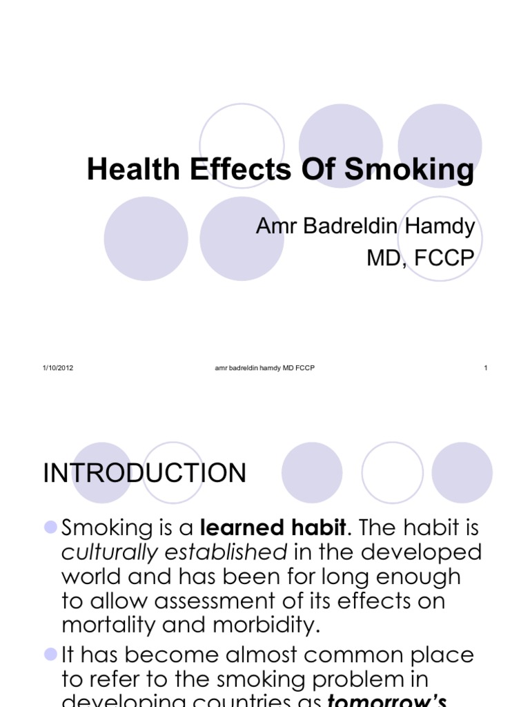Smoking | PDF | Nicotine | Tobacco Smoking