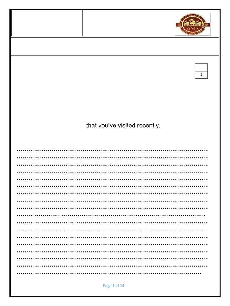 Revision Sheet Part 3 | PDF