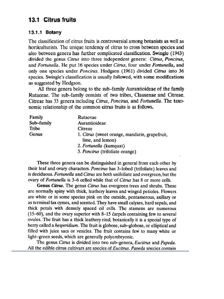 Lecture 4 citrus | PDF