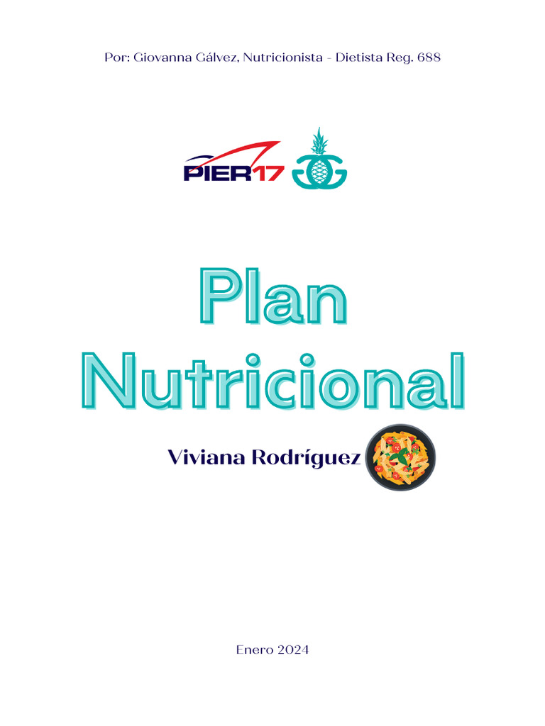 Plan Nutricional para Viviana | PDF | Vegetales | ensalada