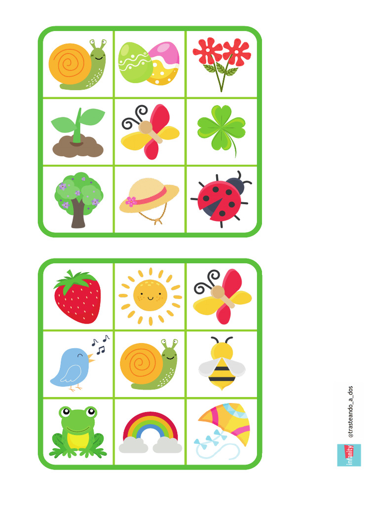 Encuentra y Conteo de Primavera - Infanity & Trasteando A Dos | PDF