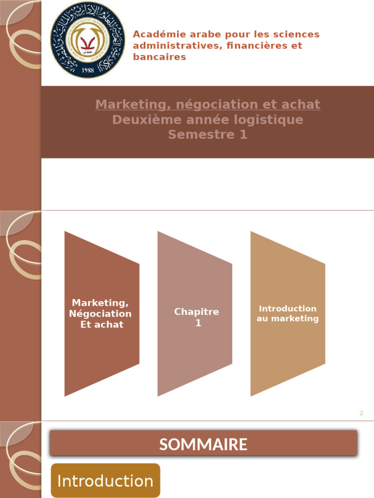 Chapitre 1- Introduction Au Marketing-1 | PDF Chapitre 1- Introduction Au Marketing-1 | PDF