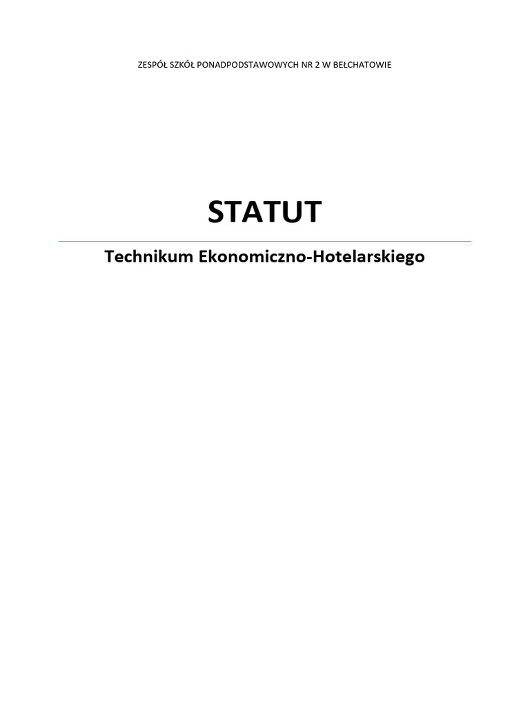 Statut Tech | PDF