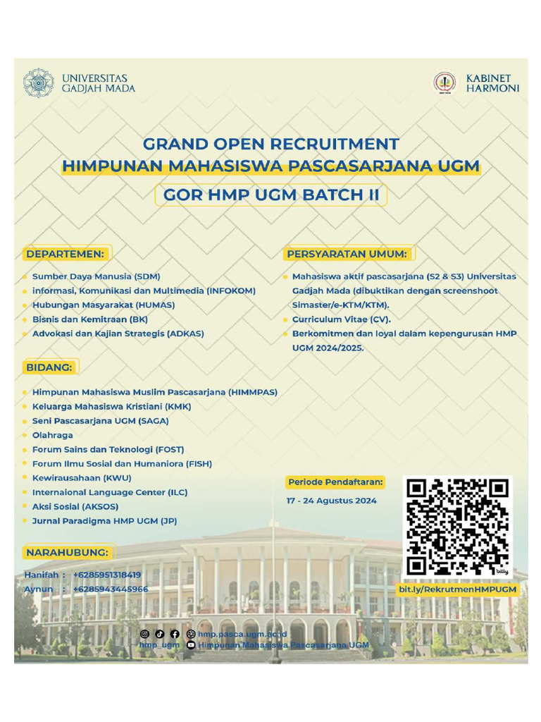 Gor HMP Ugm Batch II | PDF