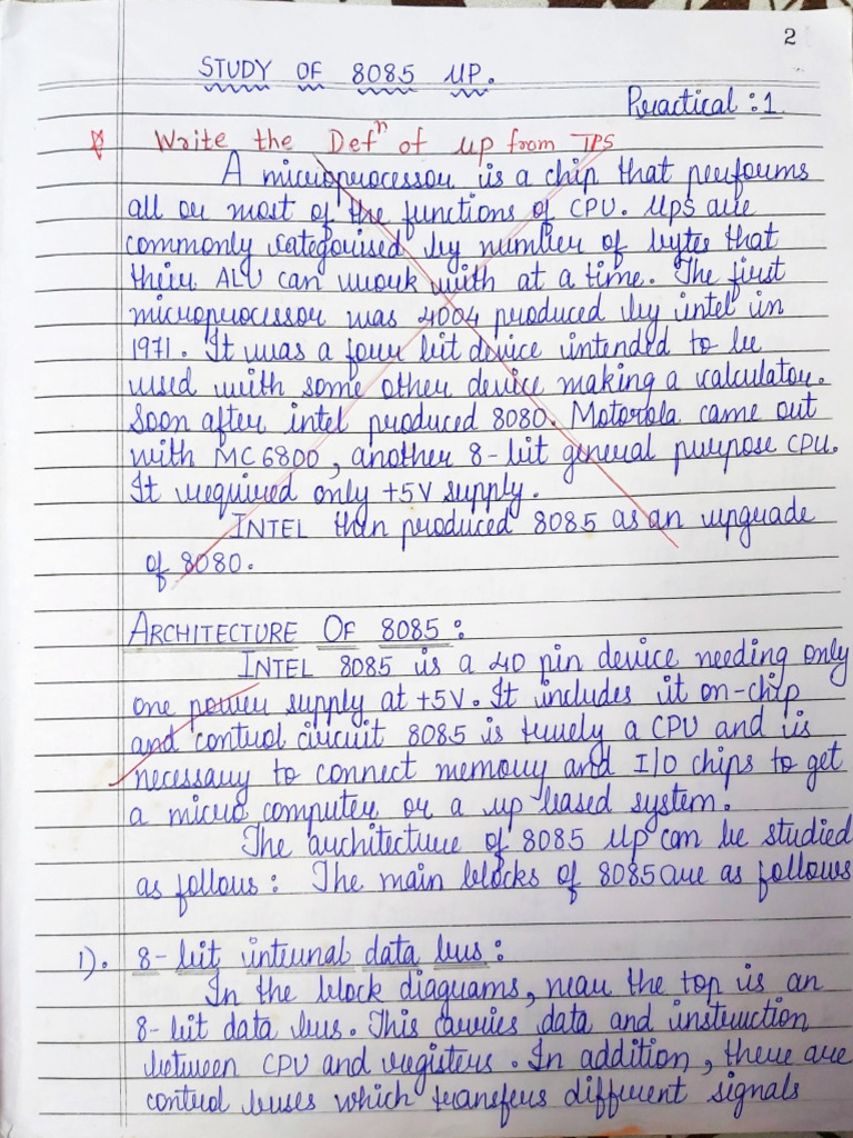 microprocessor expt 1 (2) | PDF