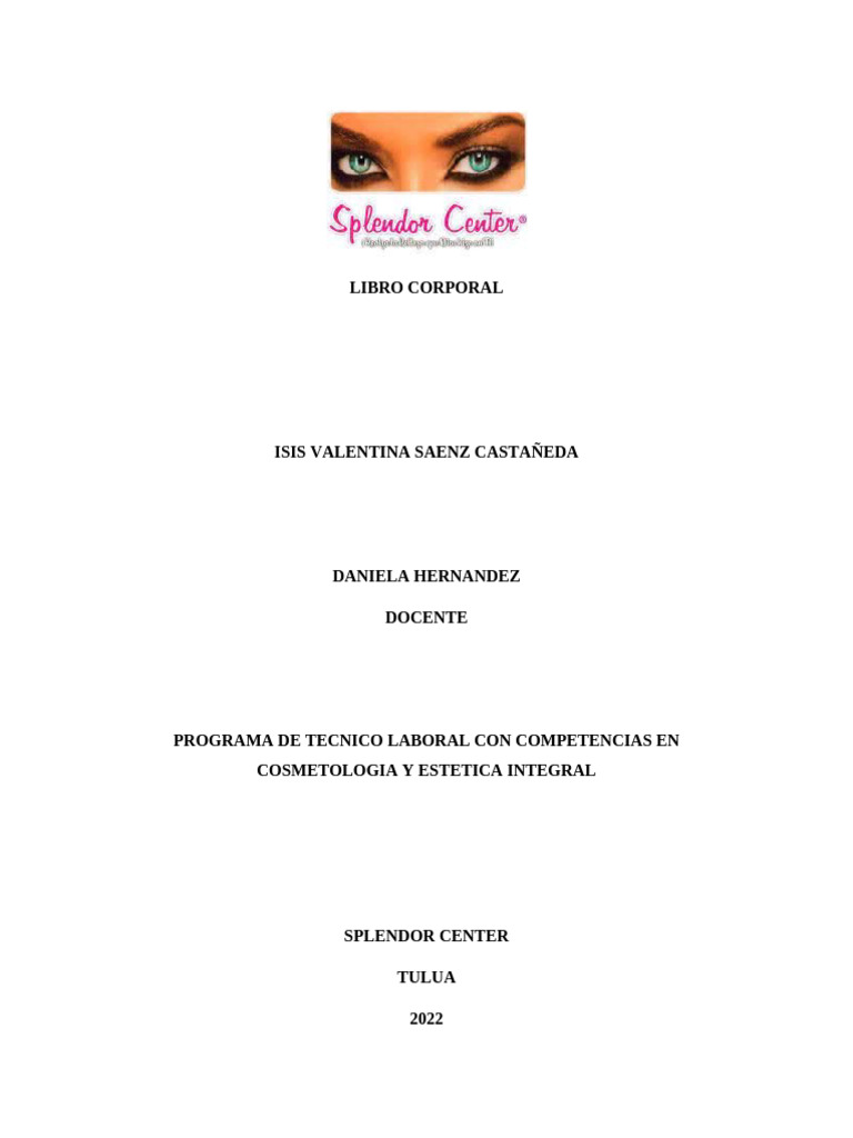 Libro Corporal Isis Saenz | PDF | Lifestyle