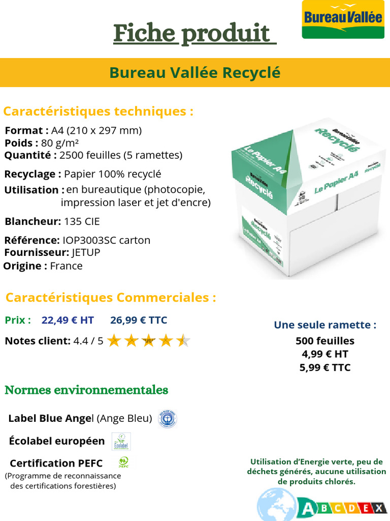 Fiche Produit | PDF