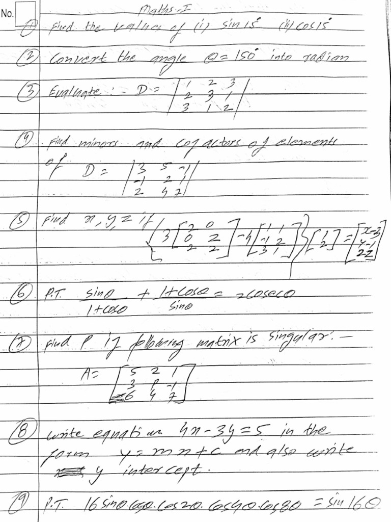 Mathematics Practice Questions 01-Apr-2024 15-05-42 | PDF