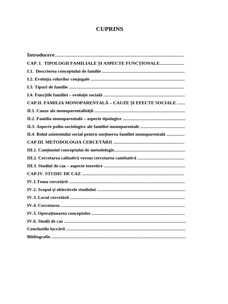Cuprins | PDF