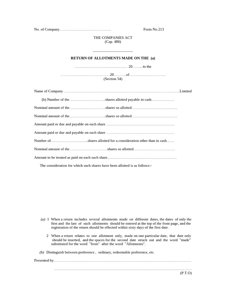 Form_213_-_Allotments | PDF