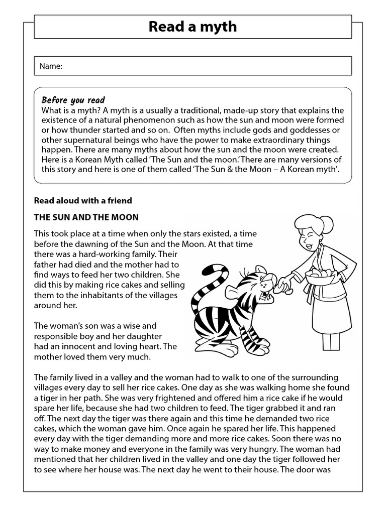 02 Reading Read A Myth | PDF