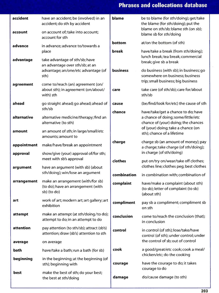 Phrases Database | PDF