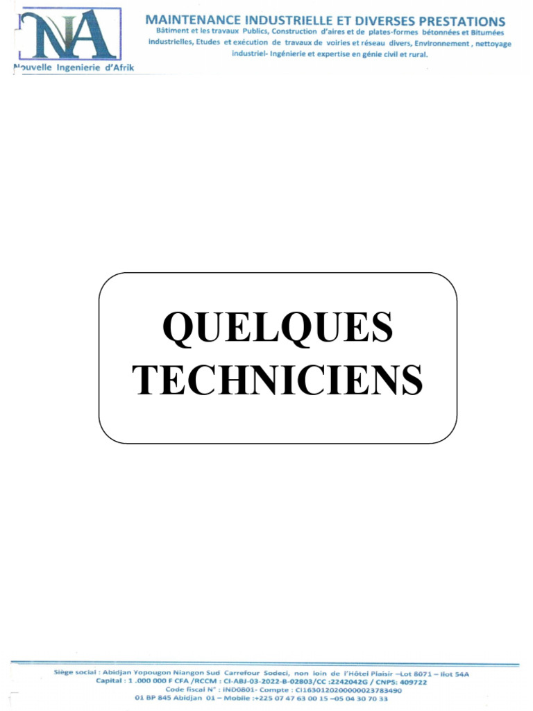 Services de BTP et Réseaux Informatiques | PDF | Technologie et ingénierie