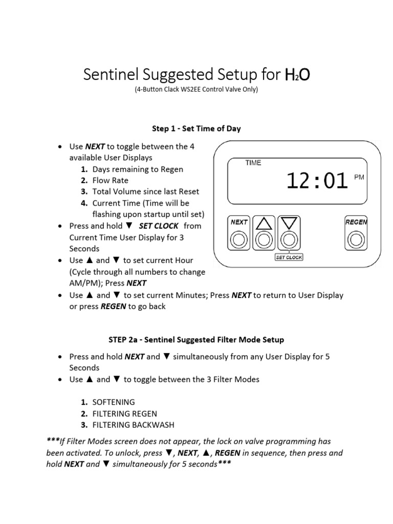 H20 Instructions | PDF