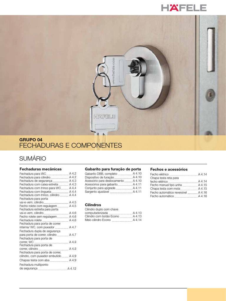 Catalogo Hafele | PDF