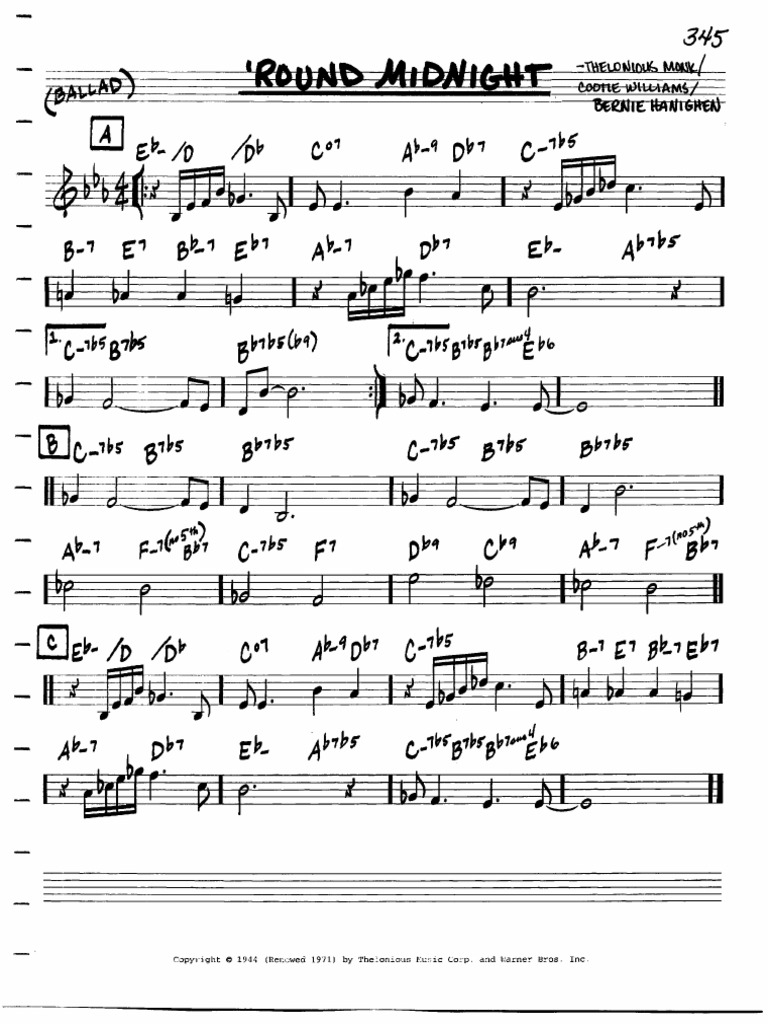 Round Midnight | PDF