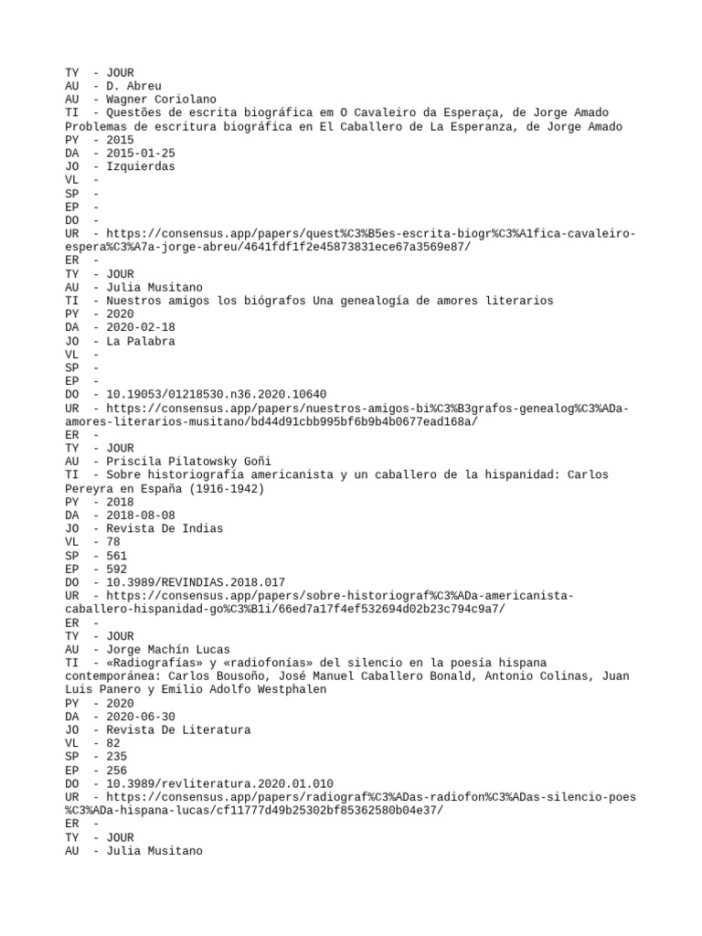 Biografía de Carlos Kaballeros - 08 Oct 2024.ris | PDF