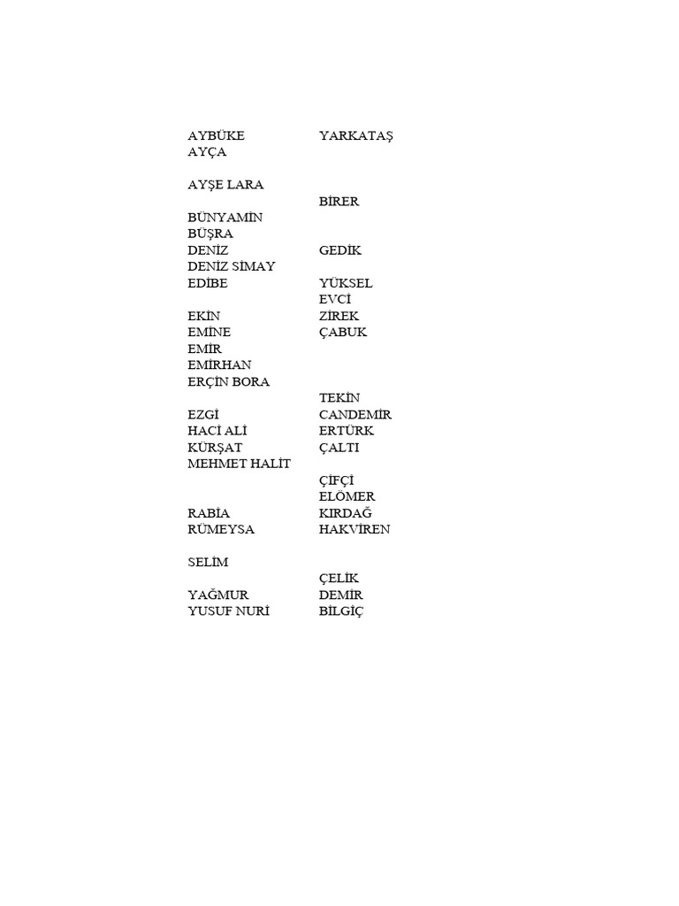 CEPP Class Lists | PDF