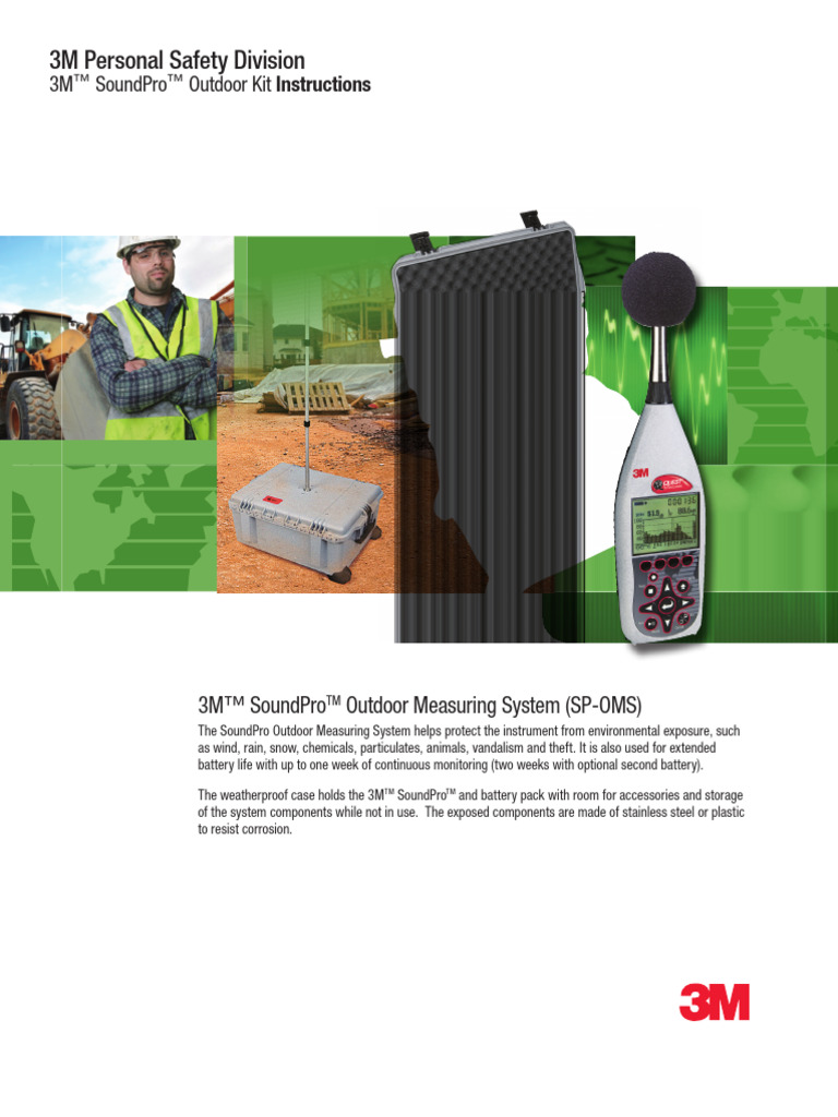 3M SoundPro - Outdoor Kit (057-829 Rev E) | PDF
