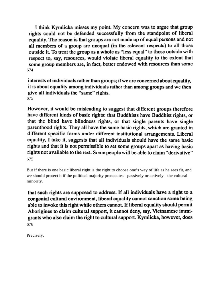 Week III - Cultural Rights Again | PDF