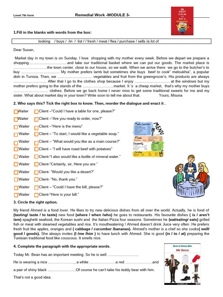 7th market day activities | PDF