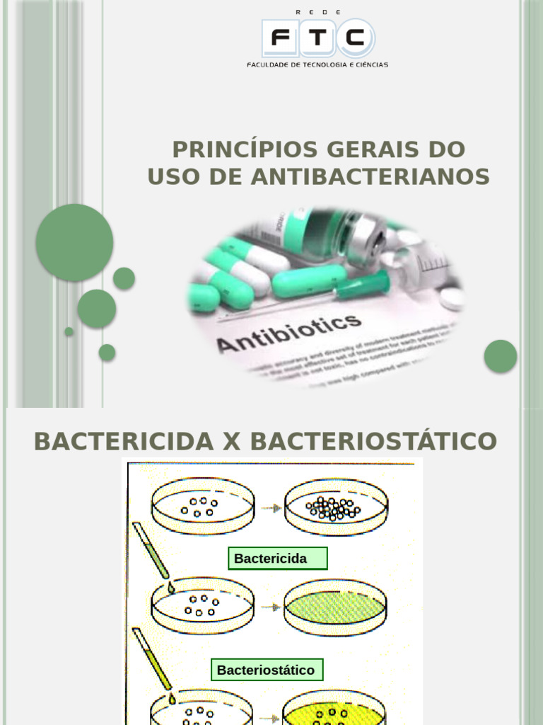 Princípios Gerais Do Uso de Antibacterianos | PDF | Penicilina | Bactérias