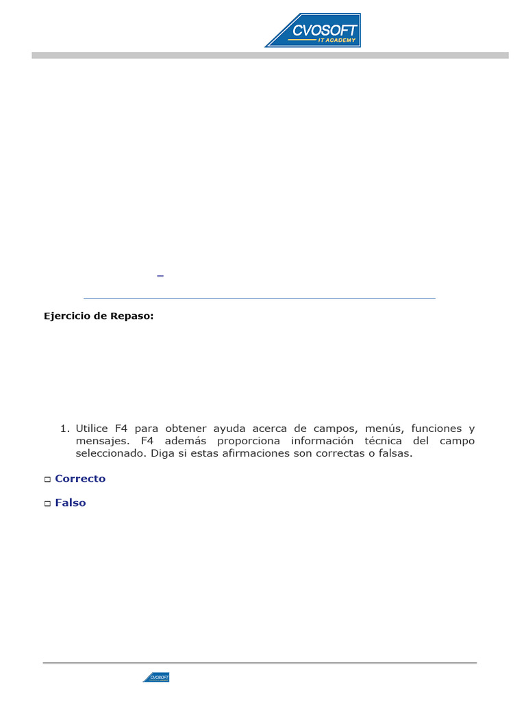EJERCICIO Unidad 1 Leccion 6 | PDF | Informática