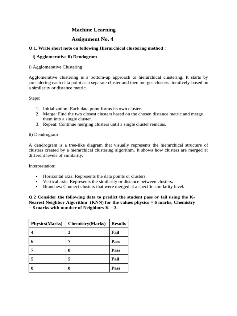 ML Assign4 | PDF