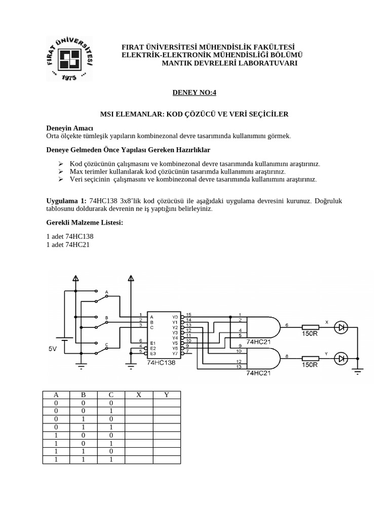 Mantik Lab Deney 4 | PDF