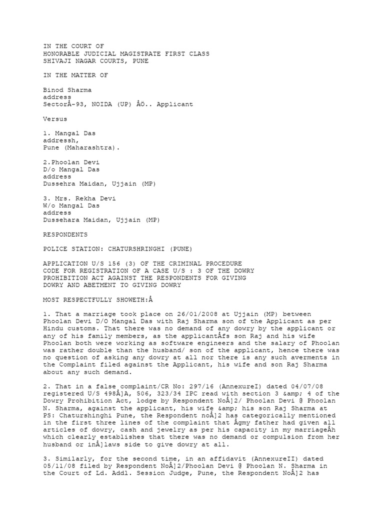 DP3 Petition Sample FIL Filed Against DIL and Won | PDF | Judiciaries ...