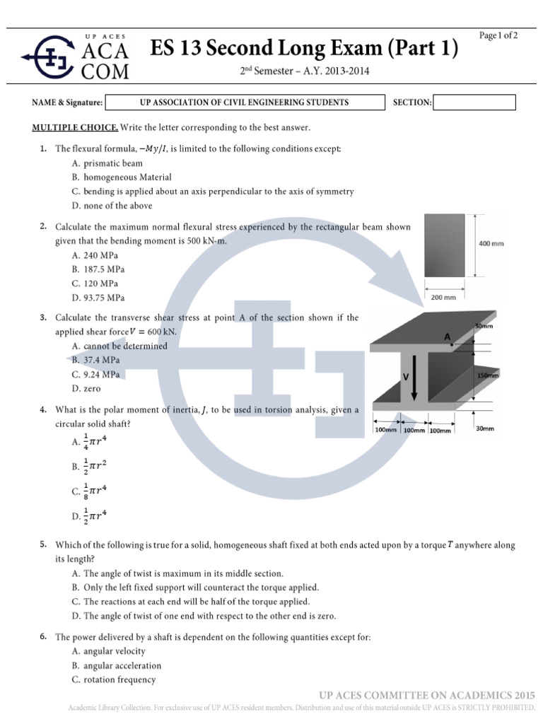 Es13 Le2 (Part 1) 2nd Ay1314 | PDF