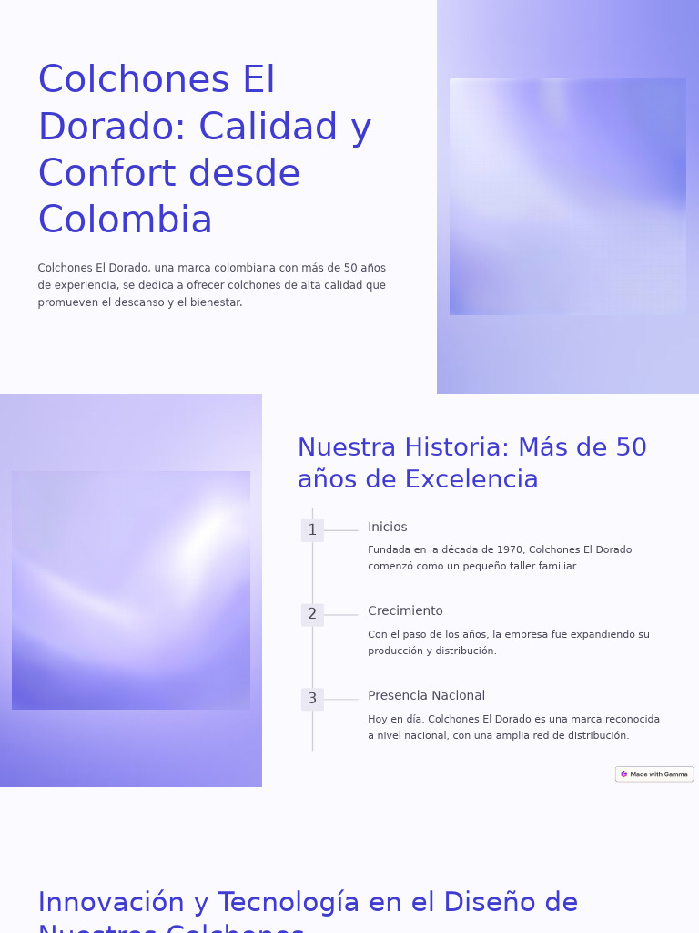 Colchones El Dorado Calidad y Confort Desde Colombia | PDF