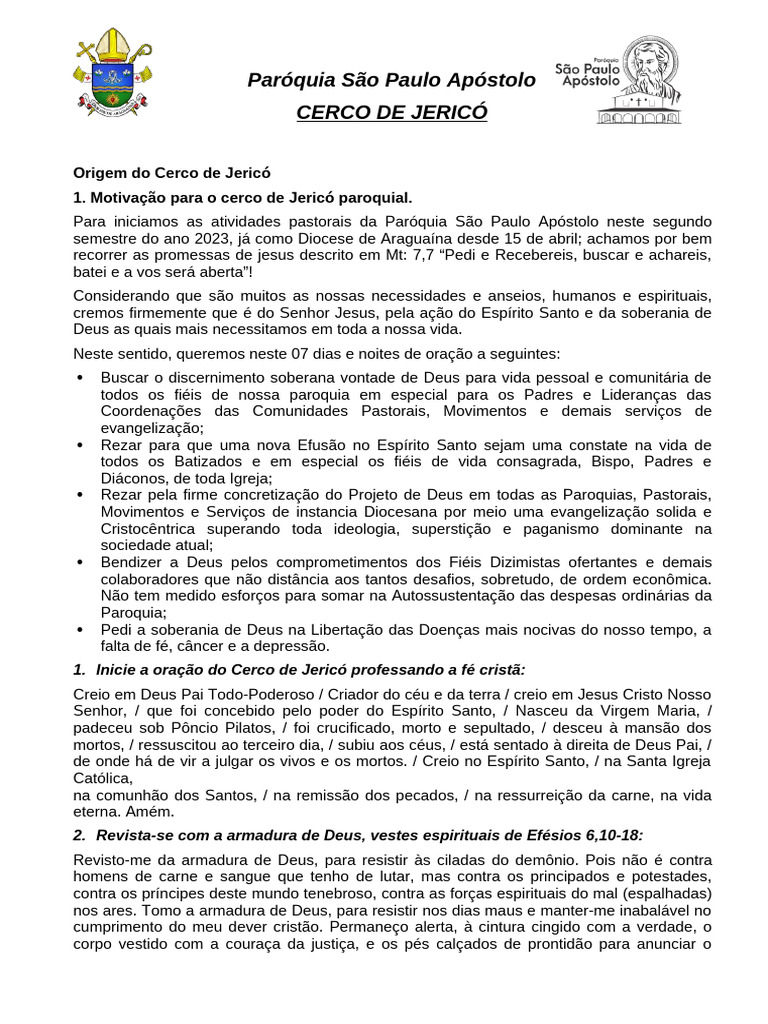 Cerco de Jericó - 2023 | PDF