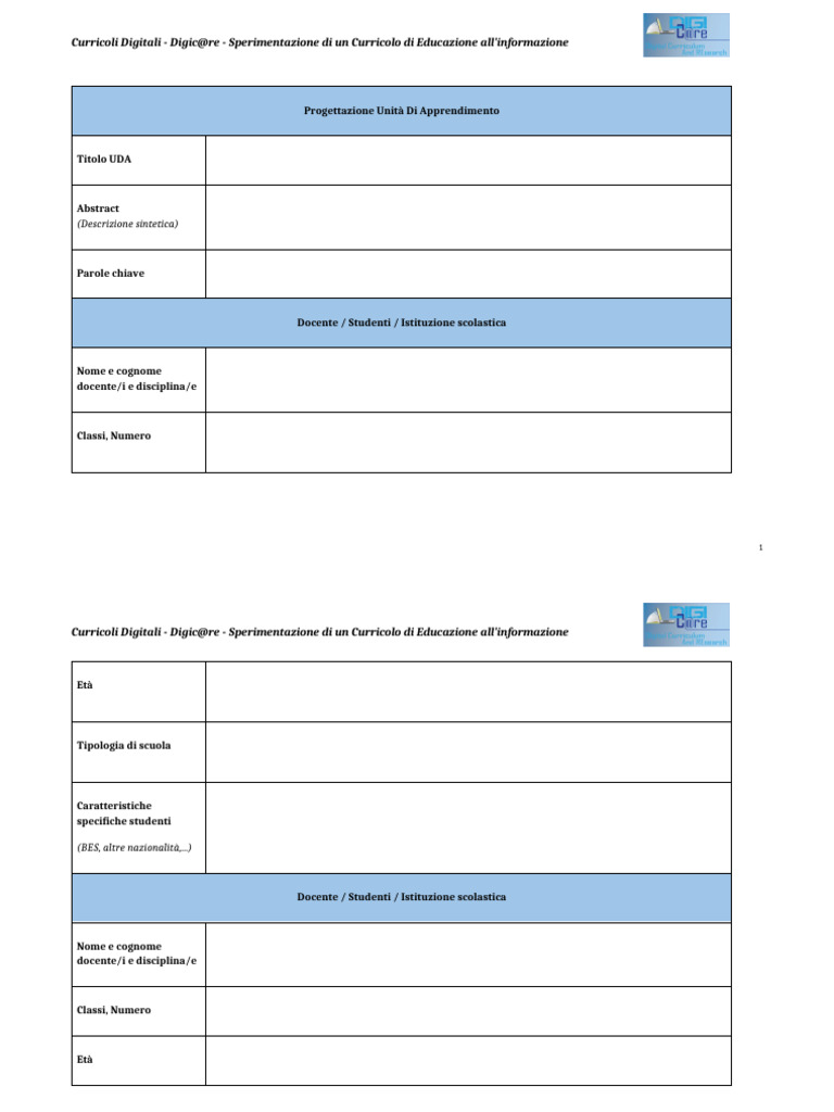 Schema UDA (Snellita) Bis Definitiva | PDF