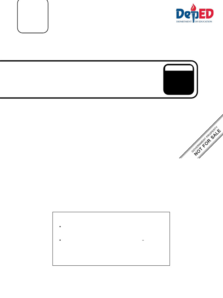 Q4 - LE - TLE 7 - Lesson 4 - Week 4 | PDF | Plumbing | Art