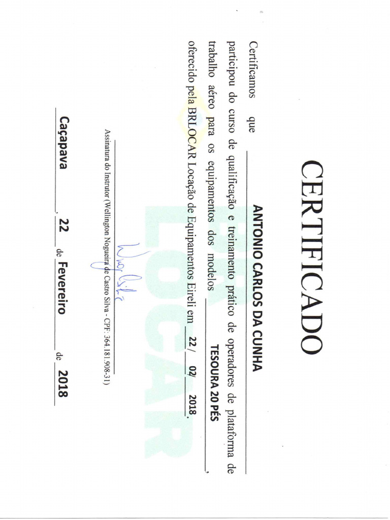 CERTIFICADO 553 ANTONIO | PDF